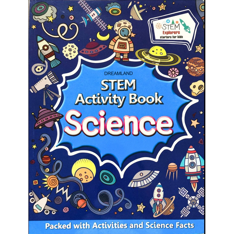 STEM Activity Books STEM for kids แบบฝึกหัดเสริมพัฒนาการสเต็ม | Shopee ...