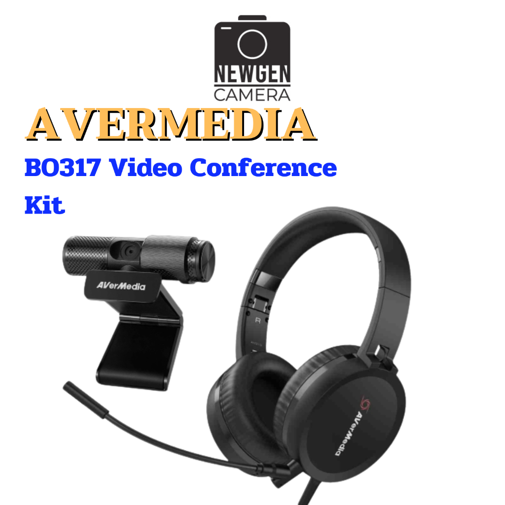 Avermedia BO317 Video Conference Kit ชุดกล้องWebcam พร้อมหูฟัง Headset ...