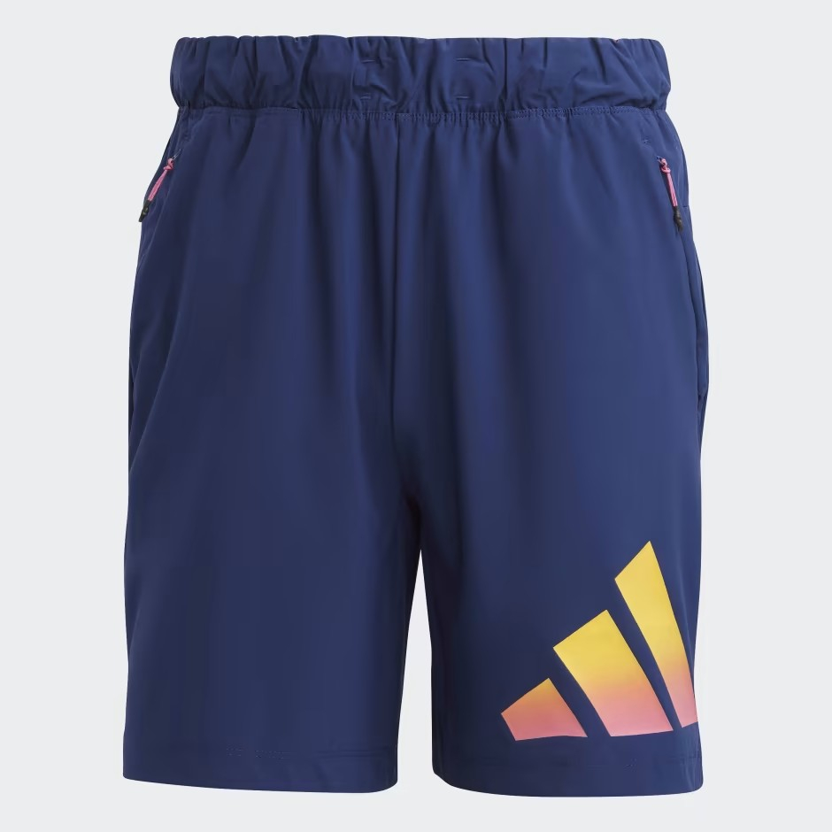 กางเกงขาสั้น ADIDAS TRAIN ICONS 3-STRIPES TRAINING SHORTS | Shopee Thailand