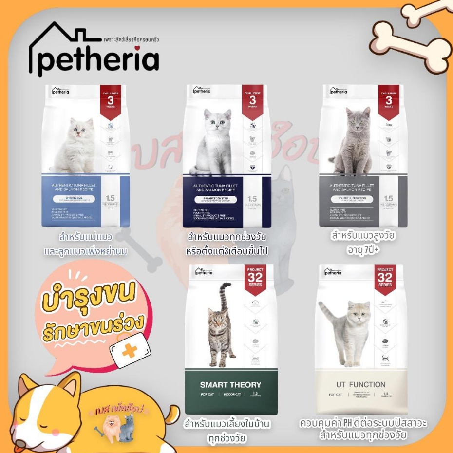 อาหารแมว PETHERIA ลดขนร่วง บำรุงขนสวยเงางาม ท้าให้ลองภายใน 3 สัปดาห์ ...