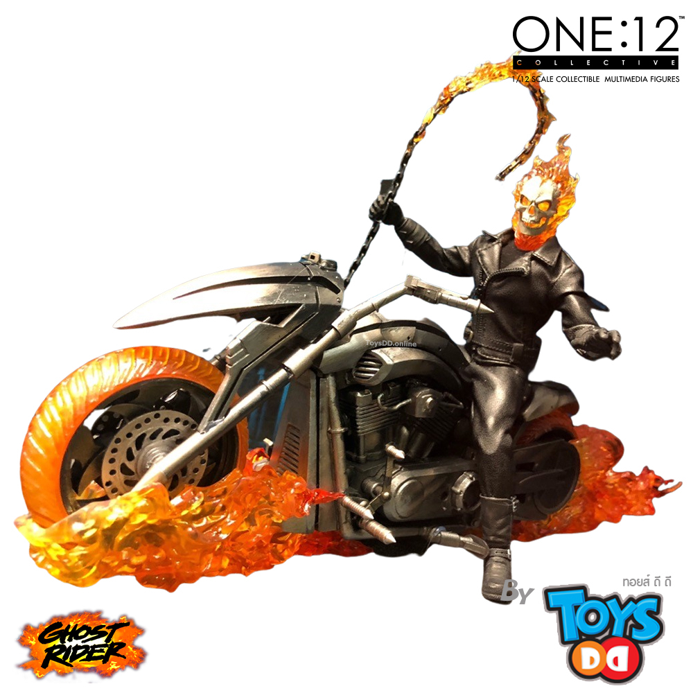 Mezco One:12 Collective Ghost Rider & Hell Cycle Set | Shopee Thailand