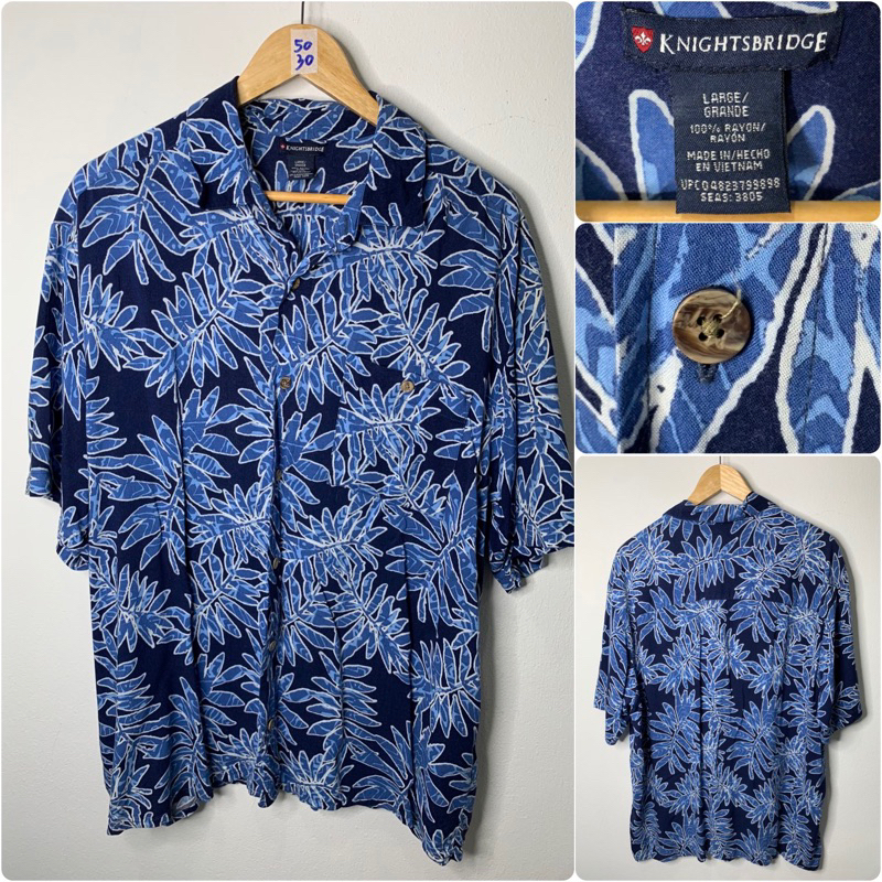 เสื้อฮาวายมือสอง สภาพดีไซส์ใหญ่ใส่สบาย อก50-54 xl-4xl | Shopee Thailand