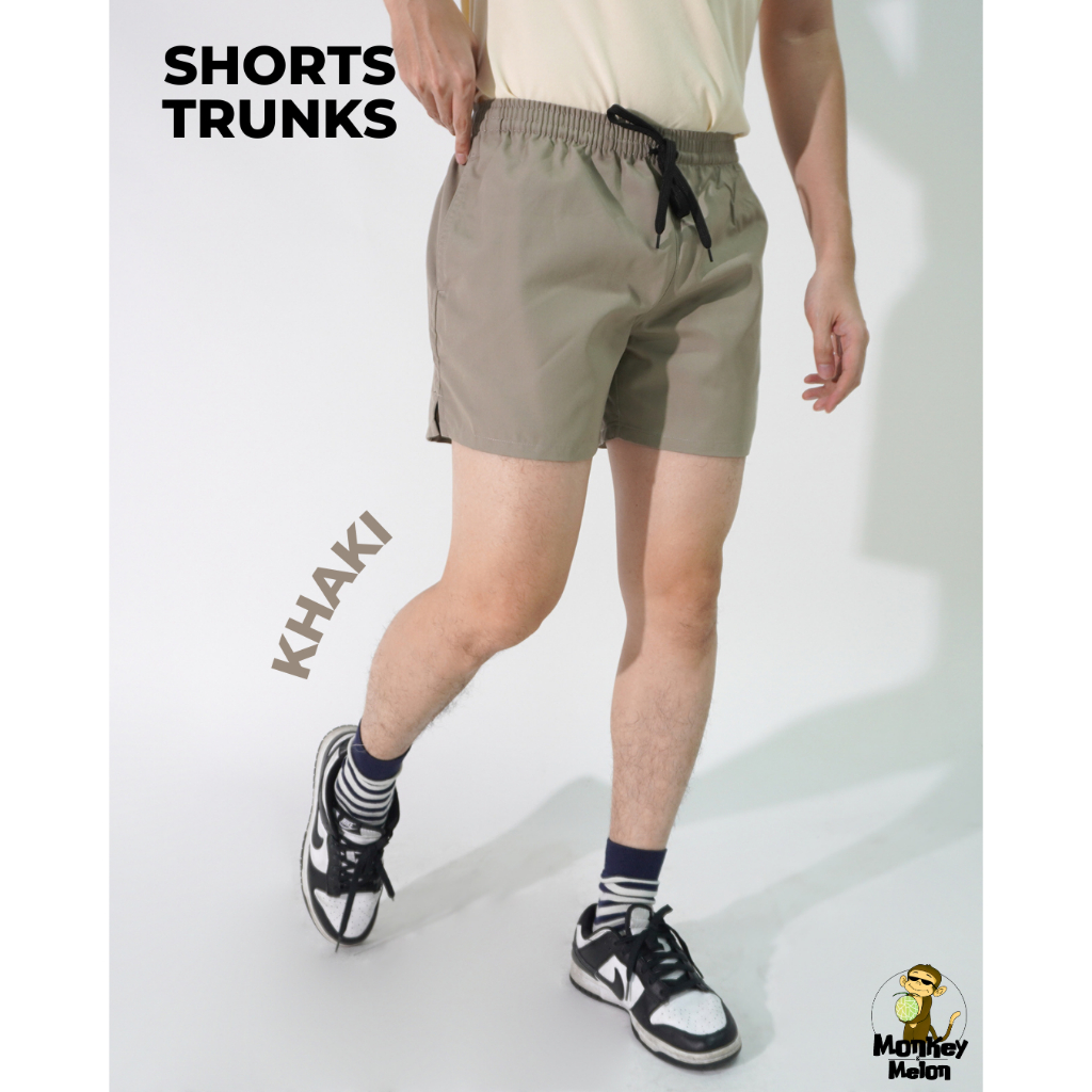 Monkey&Melon กางเกงขาสั้น สี Khaki | Shopee Thailand
