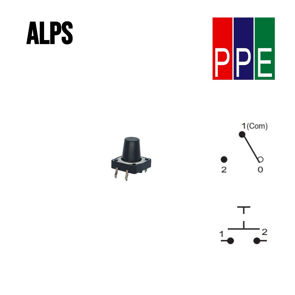 Touch SW [ALPS] สวิตซ์กด Momentary, Push button (Momentary) 1A 250V ...
