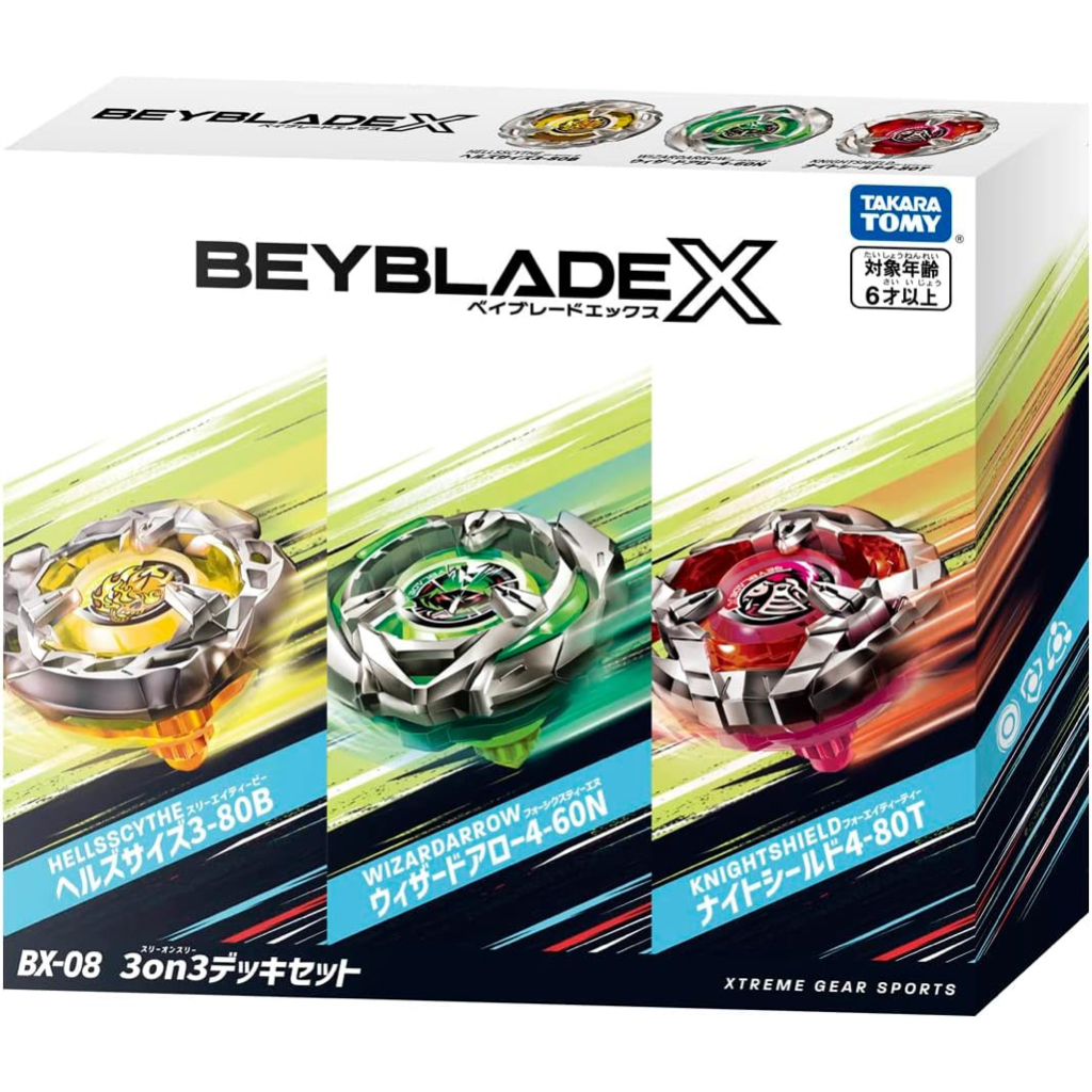 [พร้อมส่ง] Beyblade X ของแท้ BX-08 3on3 Deck Set (Lot JP) | Shopee Thailand