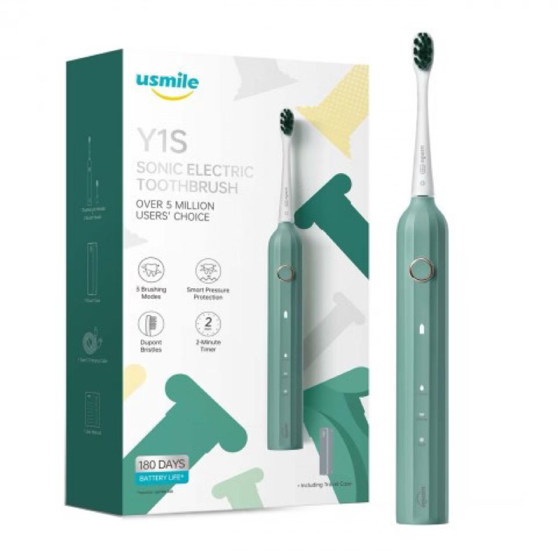 Usmile y1s sonic electric toothbrush (green) | Shopee Thailand