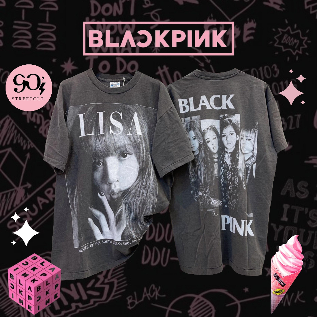 ⚡️⚡️พร้อมส่ง ⚡️⚡️ BLACKPINK LISA T-SHIRT | Shopee Thailand
