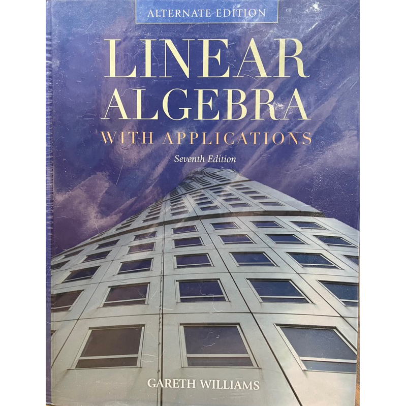 -60% Linear Algebra With Applications, Alternate Edition (Jones and ...