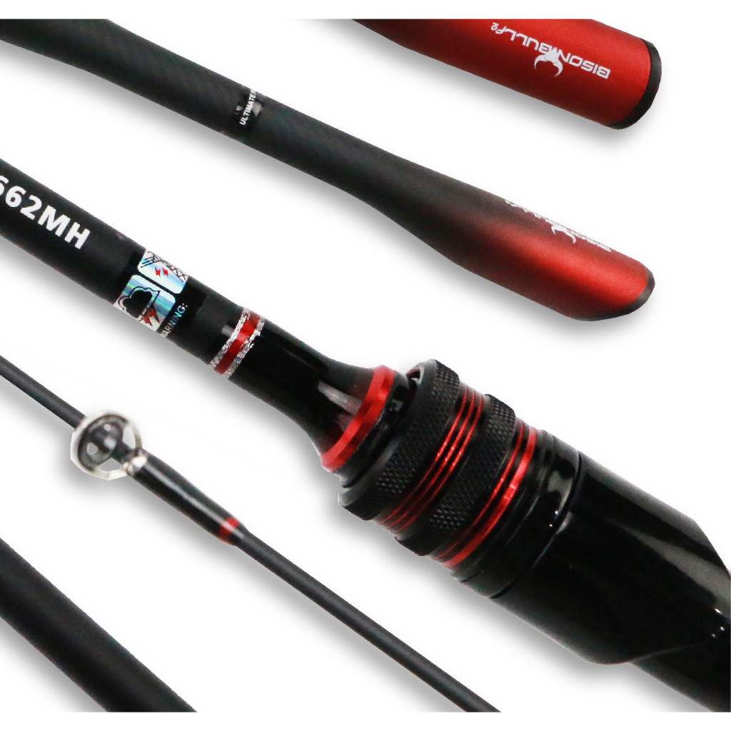 คันเบ็ด BISON BULL F2 ( ไบซันบลู ) คันเบท/สปิน สำหรับงานตีเหยื่อปลอม ตก ...