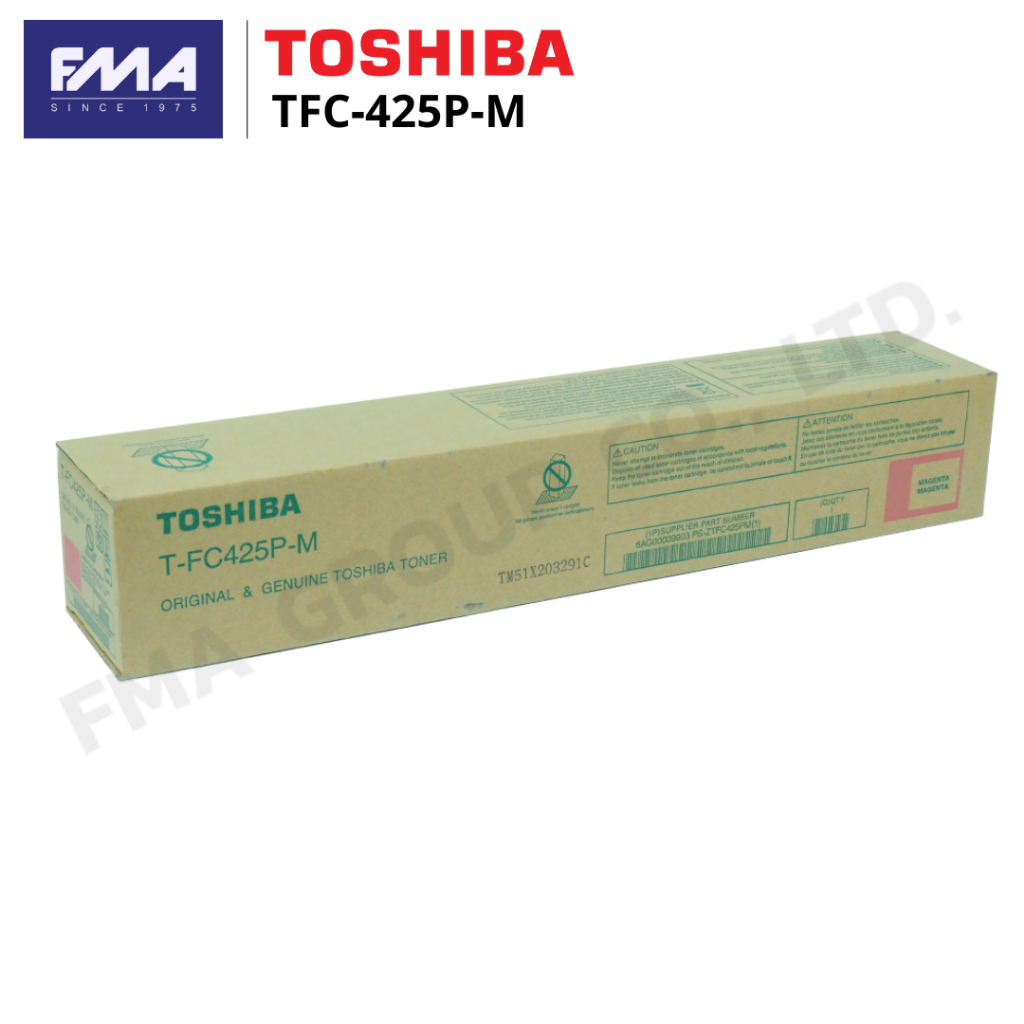 TOSHIBA e-STUDIO หมึกเครื่องถ่ายเอกสารสีแดง TFC-425P-M สำหรับรุ่น ...