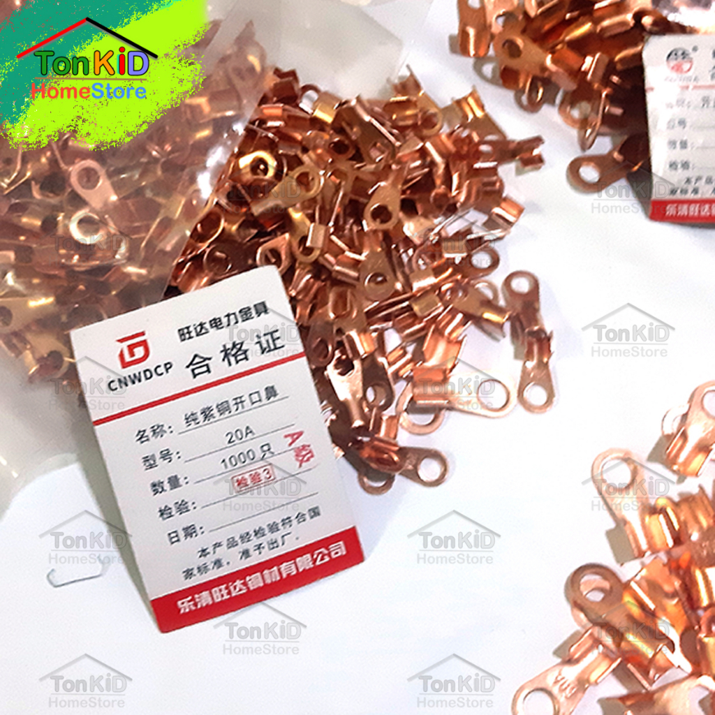 หางปลาทองแดงแท้ เกรดA รุ่นหนา มาตรฐาน ขั๋วแบตเตอรี่ ขั้วสายไฟ OT-10A ...