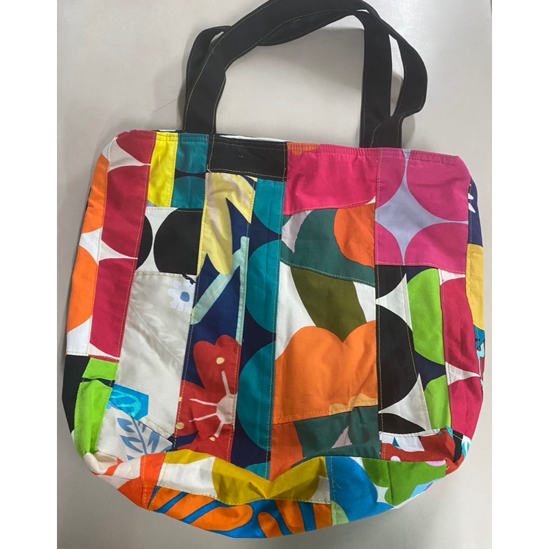 กระเป๋าผ้าแฮนด์เมดรักษ์โลก ทรงถ้วย ซิปซ่อนสวยงาม (Cup Shape Bags) คละ ...