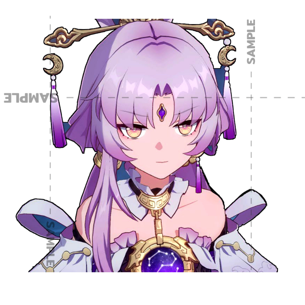 Fu xuan cute สติกเกอร์ 2 แผ่น honkai star rail Stickers star rail สติก ...