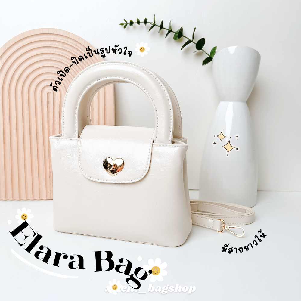 (พร้อมส่ง) Elara bag กระเป๋าสะพายข้าง ลุคน่ารัก ให้ฟีลลูกคุณหนูผู้ดี ...