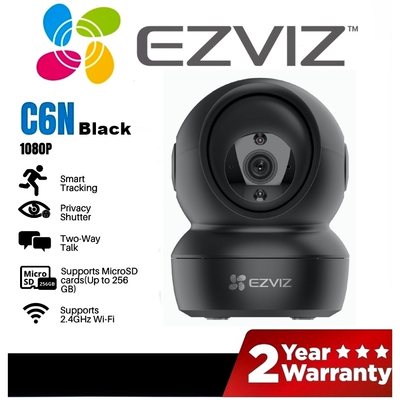 ⚡️กล้องวงจรปิดไร้สาย⚡️ EZVIZ รุ่น C6N CP1 Pro 1080P Wi-Fi PT Camera ...