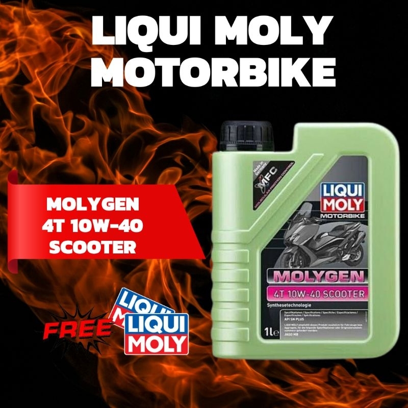 LIQUI MOLY MOTORBIKE MOLYGEN 4T 10W-40 | Shopee Thailand