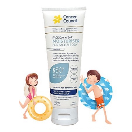 Cancer Council Australia Face Day Wear Moisturiser Matte SPF 50+ UVA UVB 75ml | Shopee Thailand