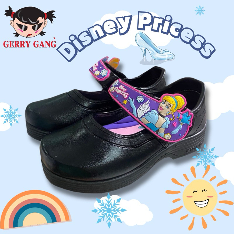 รองเท้านักเรียนอนุบาลหญิงขัดมันดำ Gerry Gang รุ่นPC2218ไซส์25-34 ...