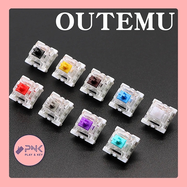 [แพค 10 ตัว ส่งไว] Outemu Switch มีครบทุกสี Red Blue Brown Golden Silver Silent Box สวิตซ์ โอเตม ...