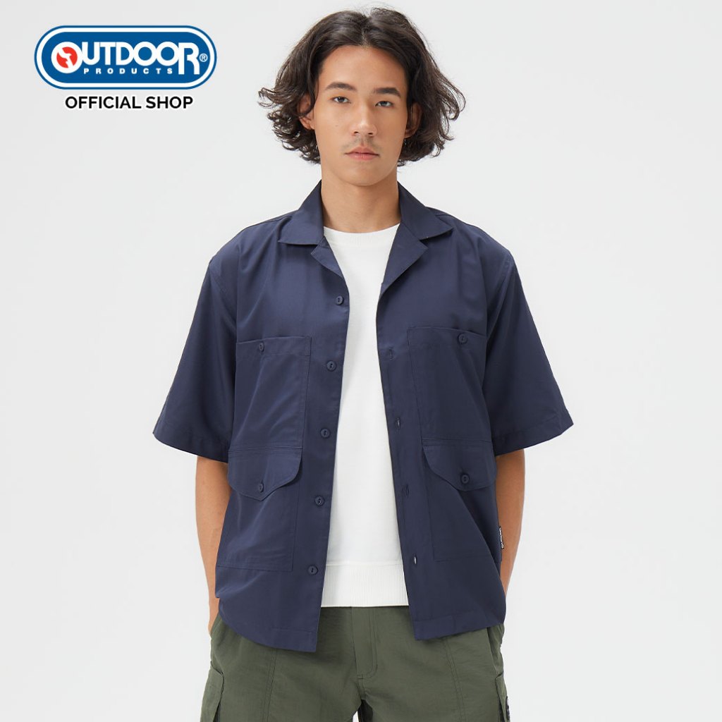 OUTDOOR MEN EXPLORER SHIRT เสื้อเชิ้ตผู้ชาย เสื้อเชิ้ตแขนสั้น STYLE ...