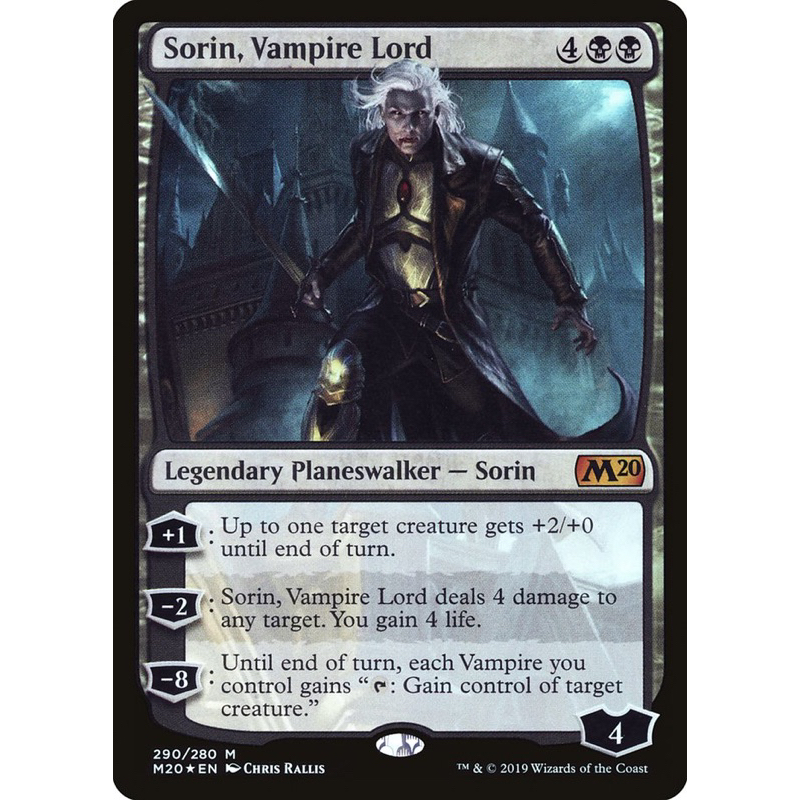 MTG SINGLE Sorin, Vampire Lord Planeswalker Deck FOIL (M) | Shopee Thailand