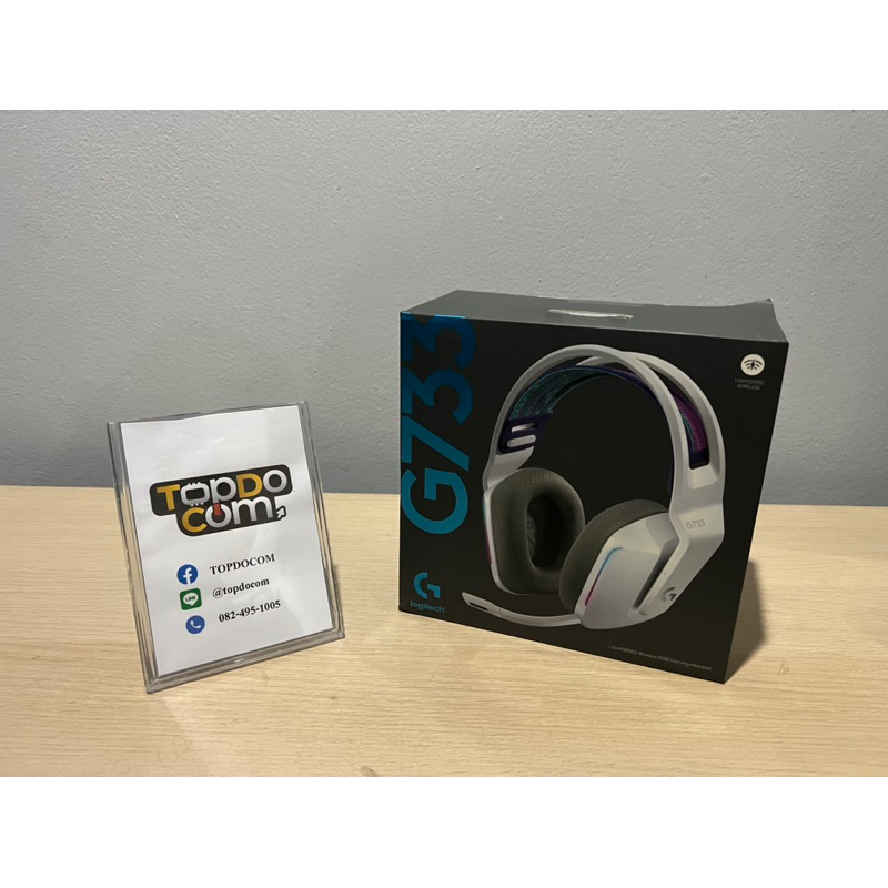Logitech G733 LIGHTSPEED Wireless GAMING HEADSET สีขาวและสี Lilac ...