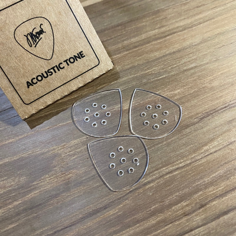 ปิ๊กกีตาร์โปร่ง Stealth Acoustic Tone สีใส หนา 1 มิล (3 ชิ้น) | Shopee ...