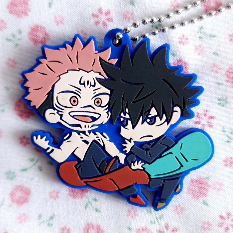พวงกุญแจยาง อนิเมะ สุคุนะ-เมงุมิ (Sukuna & Megumi) JUJUTSU KAISEN ของ ...