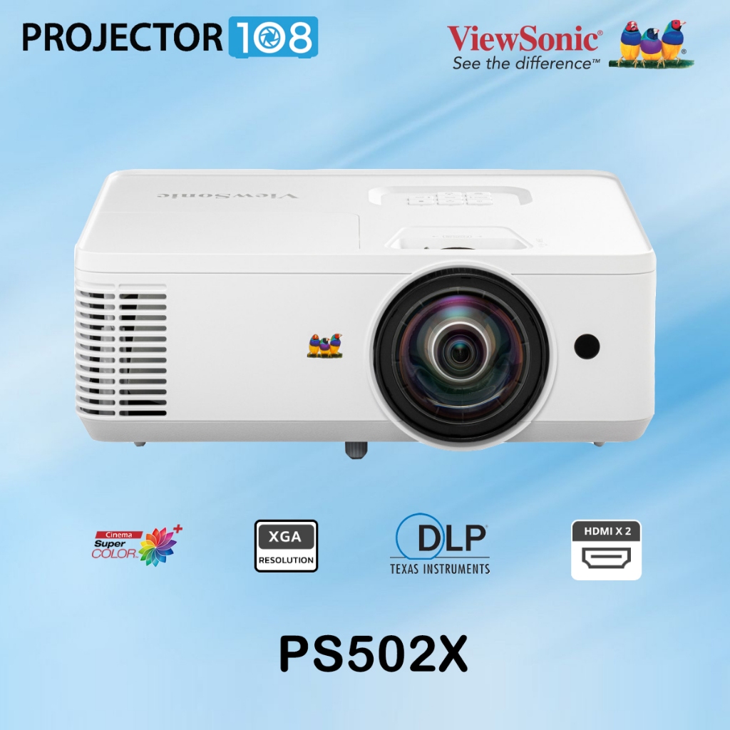ViewSonic PS502X Short Throw Projector 4000 ANSI Lumens XGA | Shopee ...