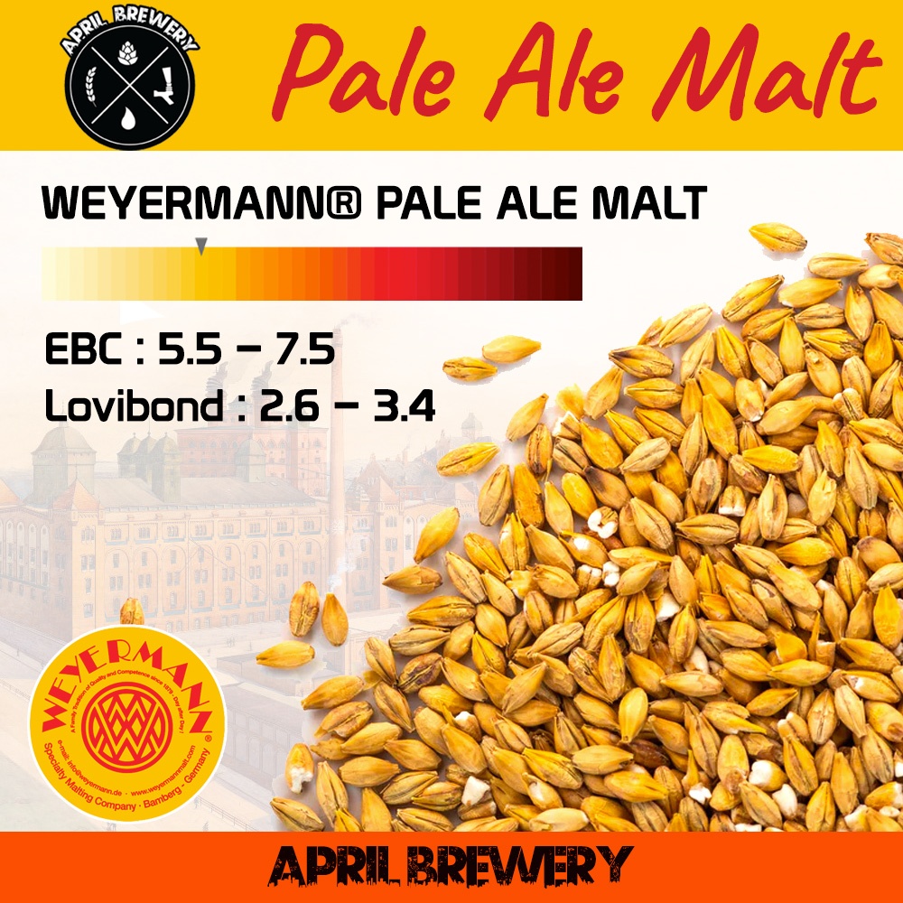 มอลต์ Pale Ale Malt Weyermann Malt Homebrew ทำเบียร์ จาก Germany ขนาด 1 ... มอลต์ Pale Ale Malt Weyermann Malt Homebrew ทำเบียร์ จาก Germany ขนาด 1 ...