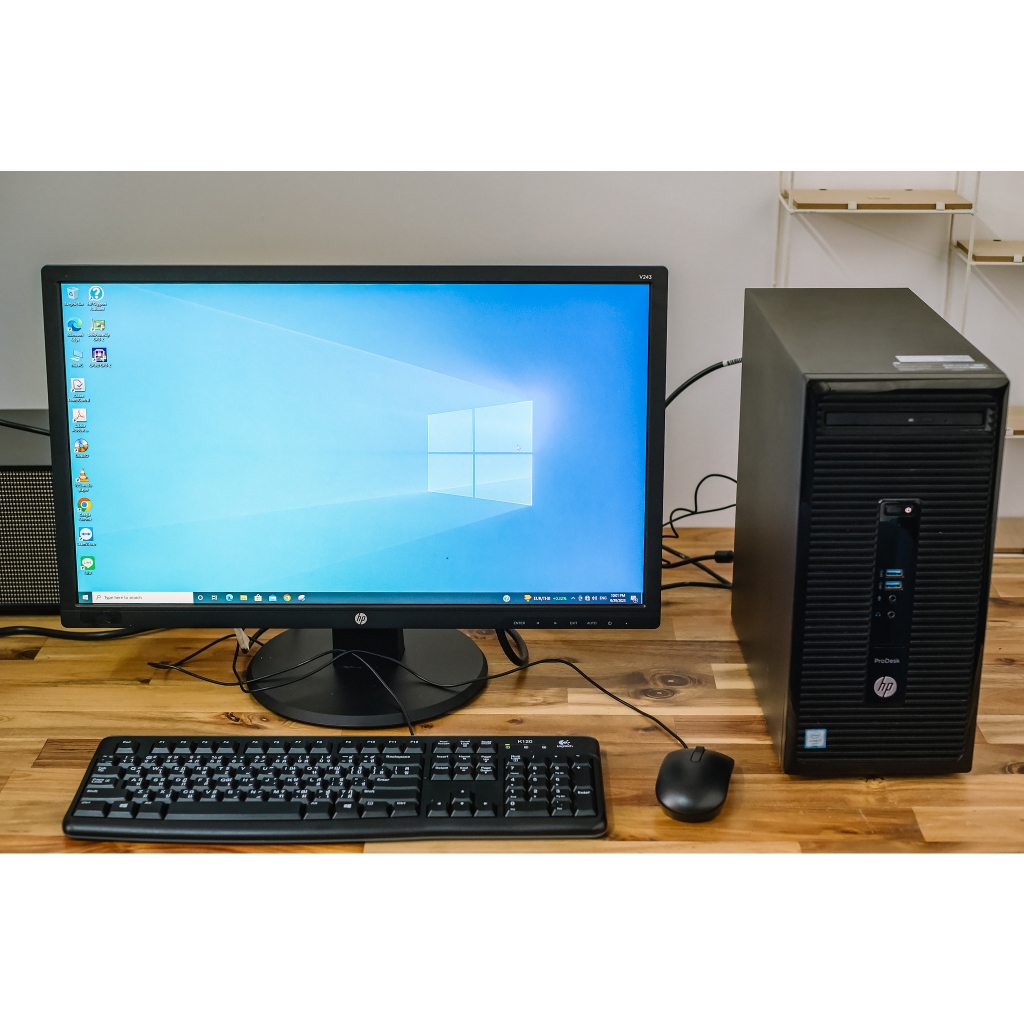 คอมมือสอง คอมราคาถูก HP PRODESK 400 G3 MT i7-6700 RAM 16 HDD 1TB มี ...