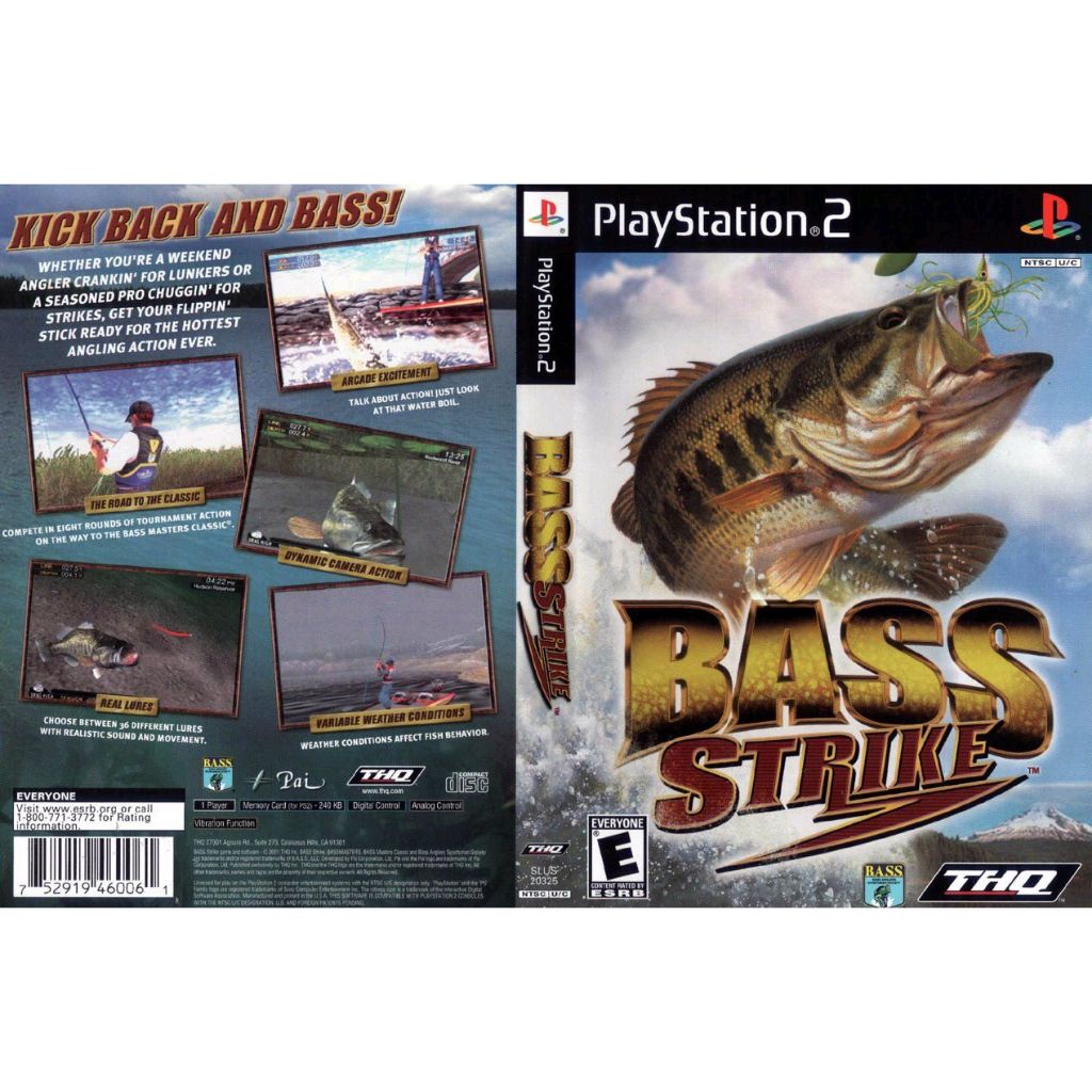 แผ่นเกมส์ PS2 Bass Strike สกรีนแผ่น คุณภาพ ส่งไว (CD) | Shopee Thailand