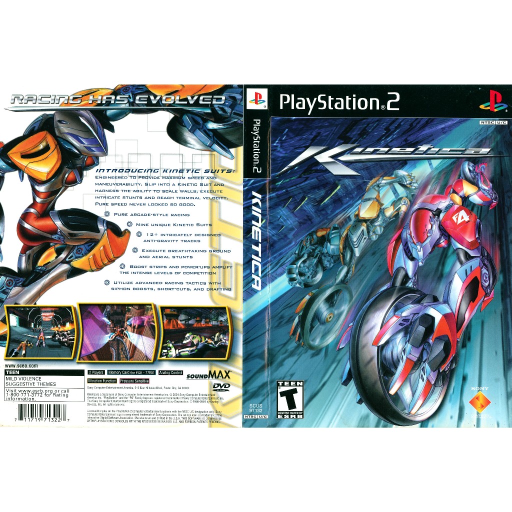 แผ่นเกมส์ PS2 Kinetica สกรีนแผ่น คุณภาพ ส่งไว (DVD) | Shopee Thailand
