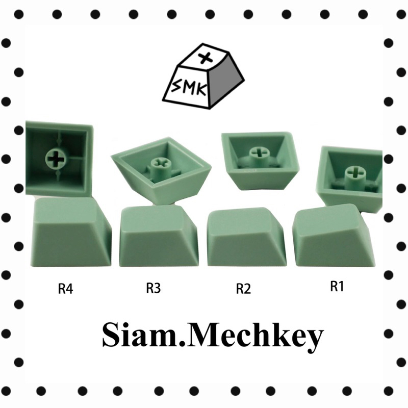 พร้อมส่ง ของแท้ Cherry profile R1 R2 R3 R4 คีย์แคป 9 สี วัสดุ PBT ...