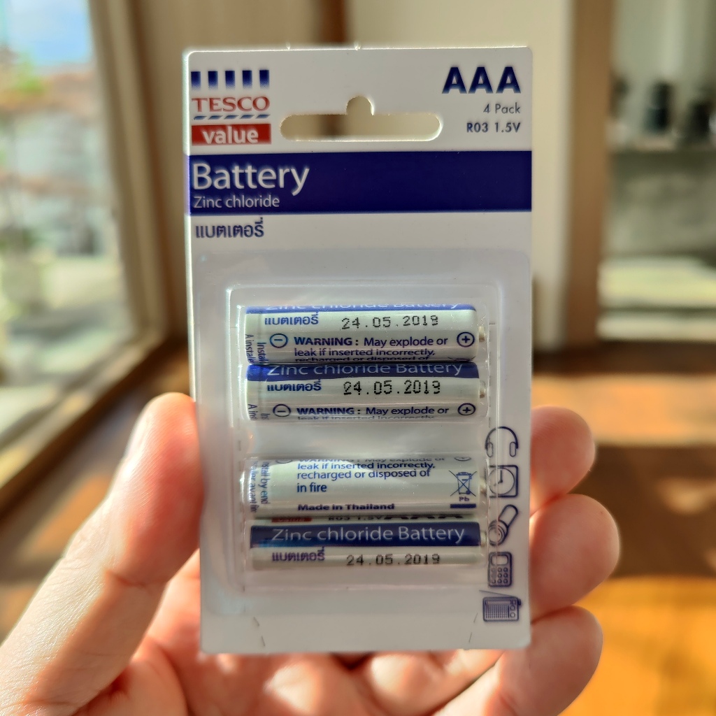 ถ่าน เทสโก้แวลู Tesco Value ขนาด AA AAA (2A 3A) 1.5v แบบใช้แล้วทิ้ง ...