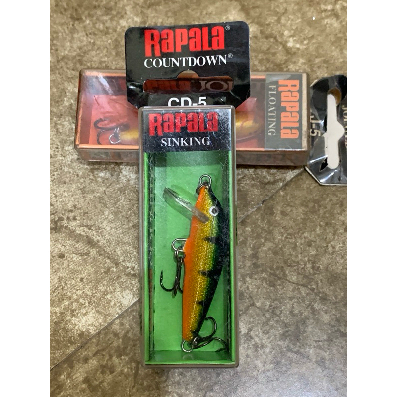 เหยื่อราพาล่า RAPALA COUNTDOWN CD3 CD5 ของแท้100% | Shopee Thailand