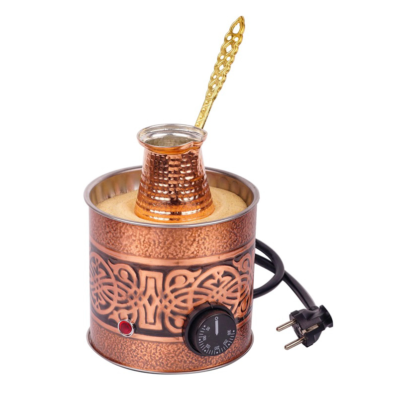 Turkish Coffee Sand Machine / เตาทรายต้มกาแฟตุรกี พร้อมอุปกรณ์ครบชุด ...