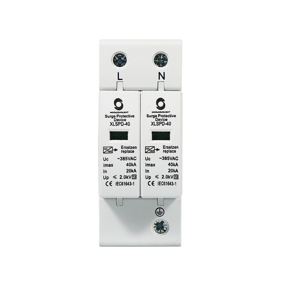 AC SPD ~385VAC WORLDSUNLIGHT (กันฟ้า) ใช้กับงานโซล่าเซลล์ | Shopee Thailand