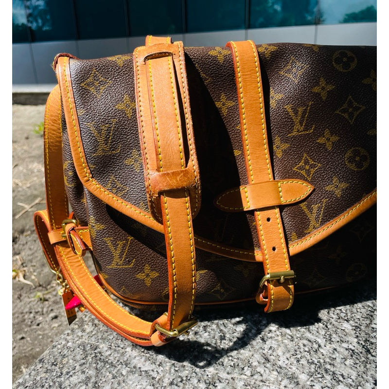 Louis Vuitton Saumur 30 Vintage | Shopee Thailand