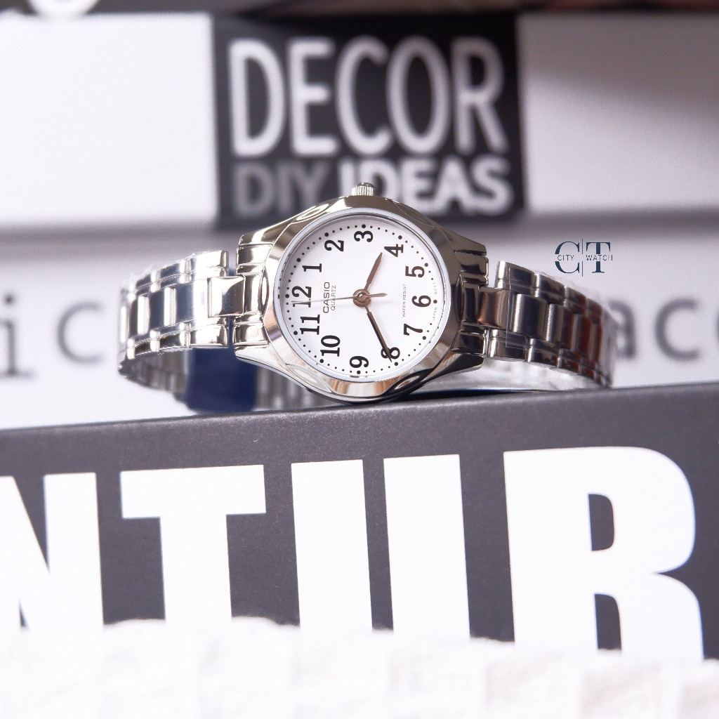 casio นาฬิกาคาสิโอ รับประกัน 1 ปี เครื่องจากศูนย์ผู้หญิง รุ่น LTP-1275D ...