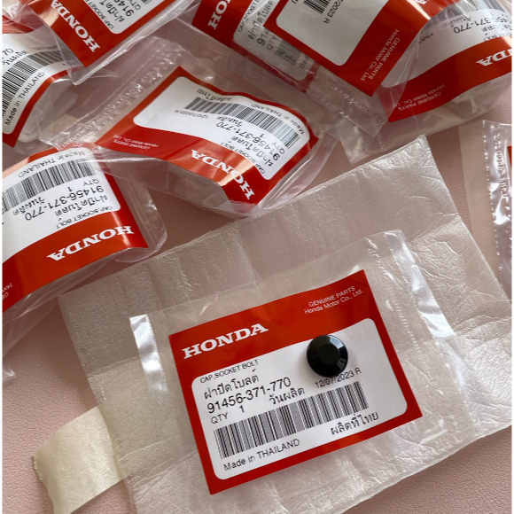 ฝาปิดโบลต์, 8 มม. 91455-KEA-000 silver เงิน ฝาปิดโบลต์ 91456-371-770 ...