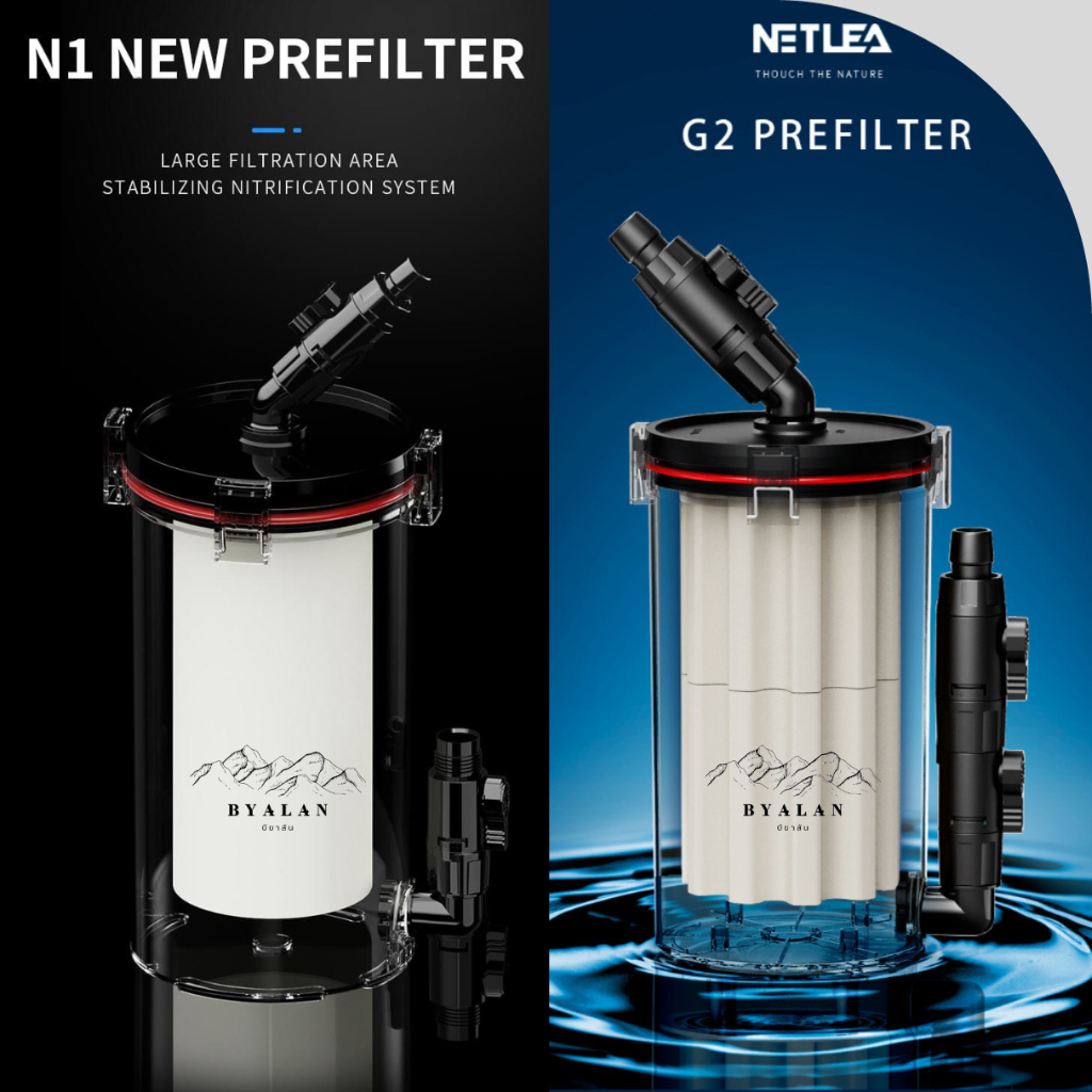 NETLEA Pre Filter G1/G2 พรีฟิลเตอร์สำหรับต่อพ่วงกับกรองนอก | Shopee ...