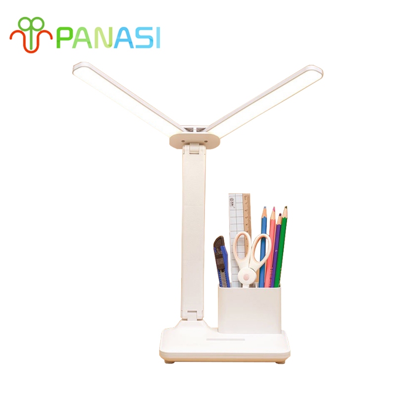 Panasi โคมไฟอ่านหนังสือ ไฟ3สี LED lamp เกรดA ความสว่างสองเท่า รุ่น ...