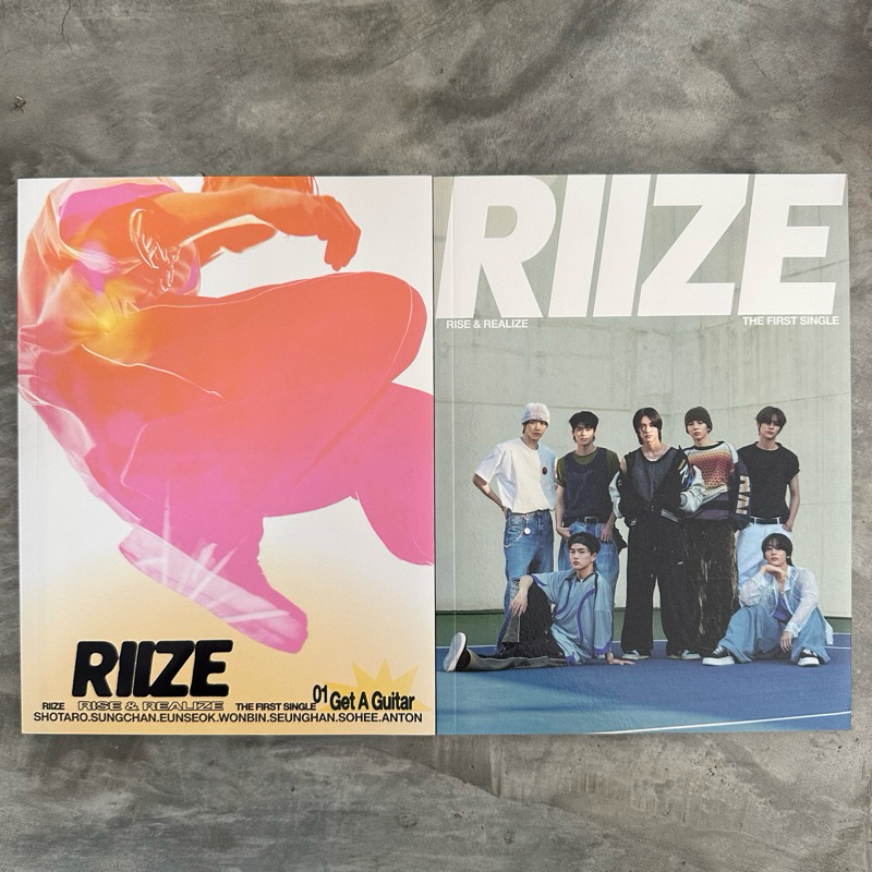 (อัลบั้มเปล่า แบบแกะซีนแล้ว) RIIZE - THE 1ST SINGLE ALBUM ’Get A Guitar‘ | Shopee Thailand