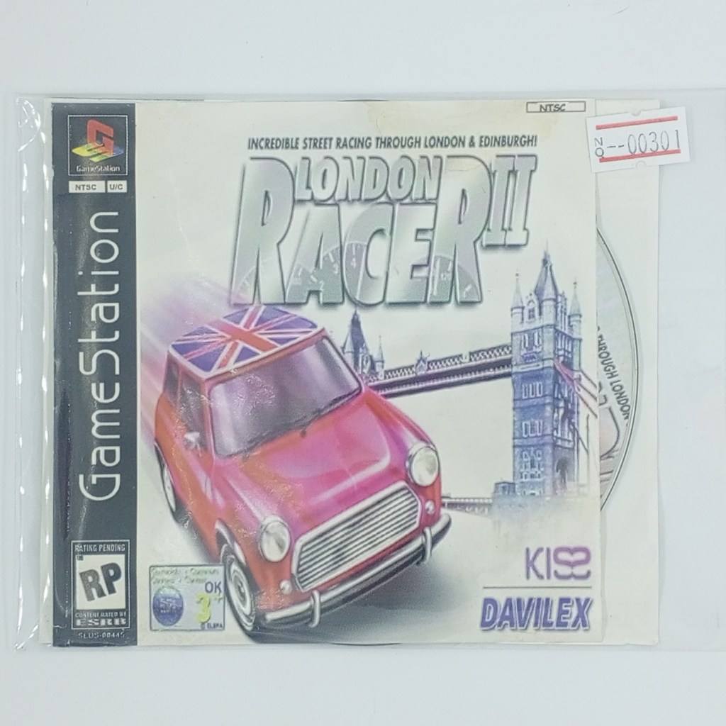 [00301] LONDON RACER II (EU) แผ่นเกมก็อปปี้ PS1 แผ่นเกมปั๊มโรงงาน มือ ...