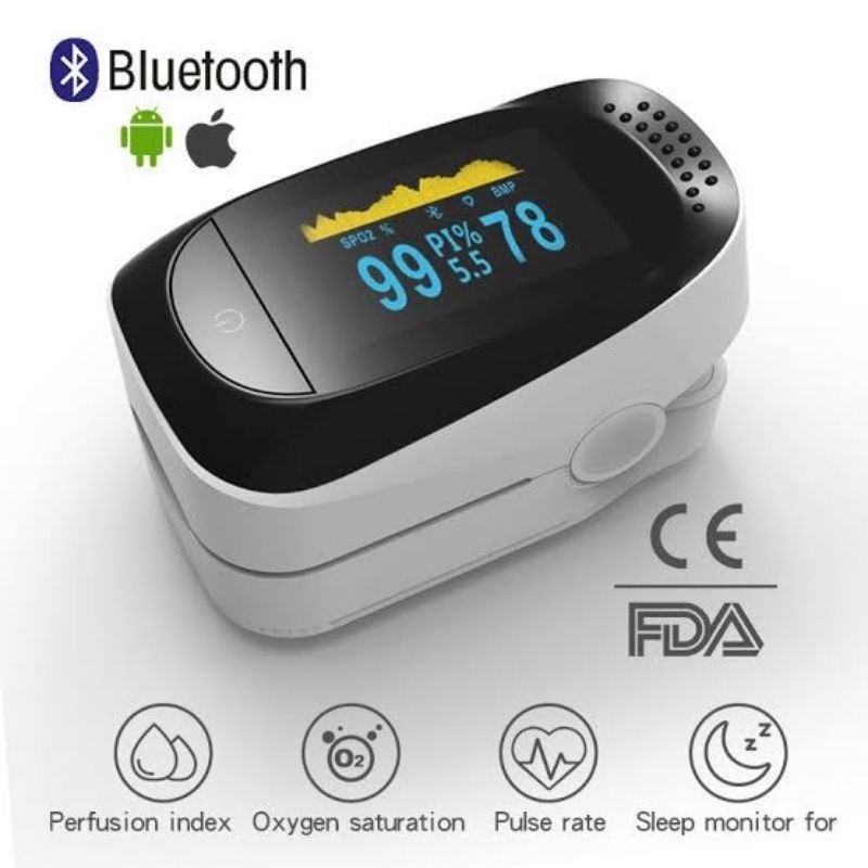 เครื่องวัดออกซิเจนปลายนิ้ว Oximeter Pluse รุ่น Lk87/A2 O2 Sat วัดชีพจร ...