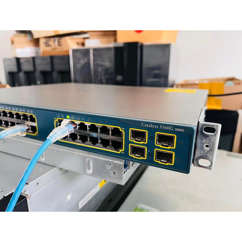 cisco 3560g 24port 10/100/1000 layer3 สวิทมือสองพร้อมใช้งาน | Shopee ...