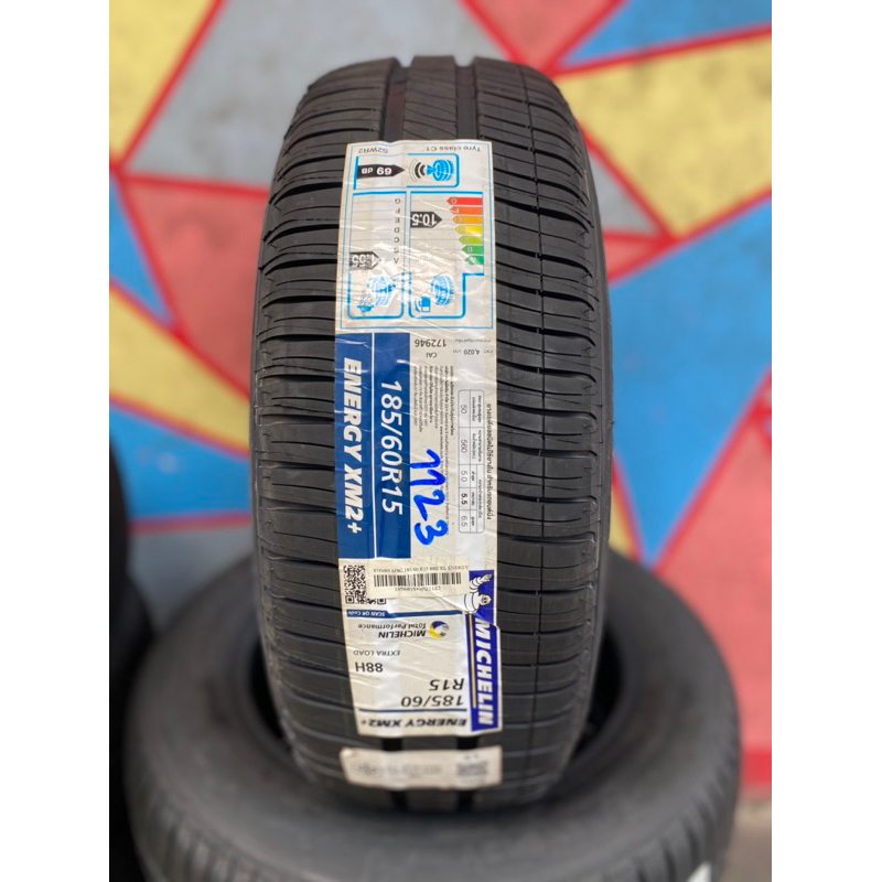 185/60R15 Michelin Energy xm2+ (2เส้น) ปี23 | Shopee Thailand