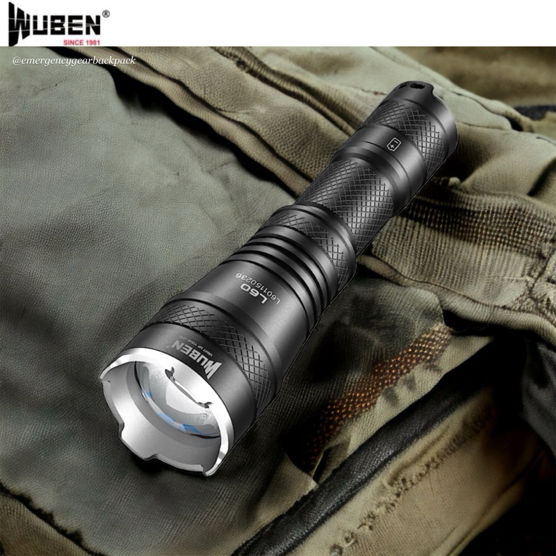 WUBEN L60 Tactical Zoomable Flashlight | Shopee Thailand