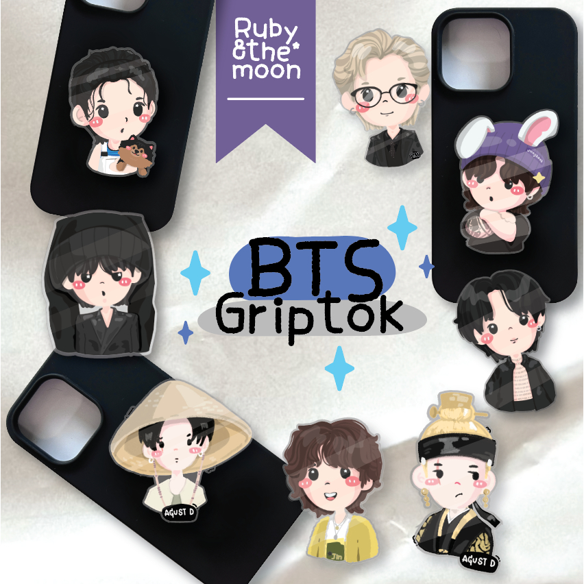 (Preorder) BTS griptok : ไซส์ jumbo ลาย BTS มีครบทุกคนน้า | Shopee Thailand